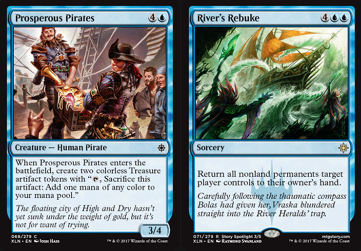 Magic the Gathering Adventures: Ixalan Set Review: Blue