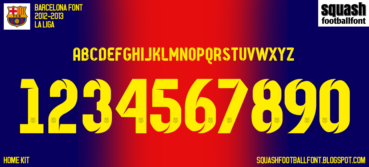 SFF: FC Barcelona 2012-2013 Font