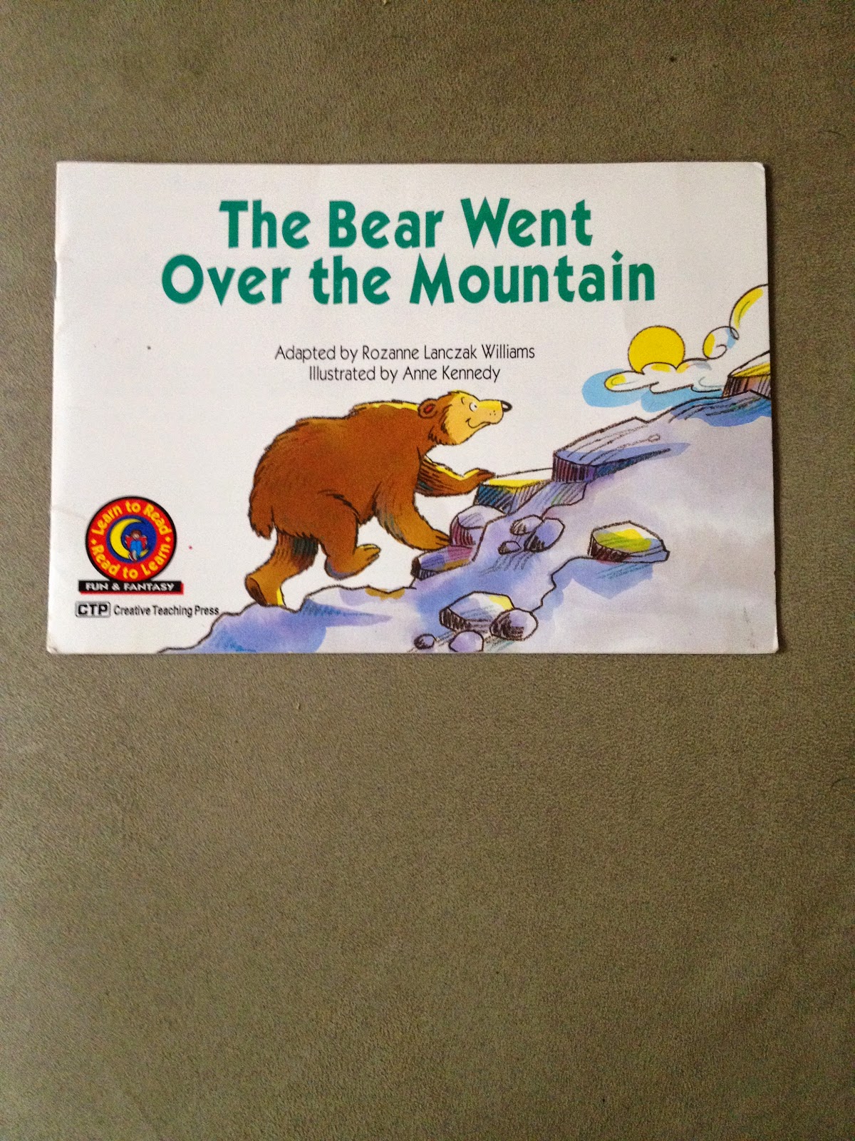 Storytime Snack and Craft: The Bear Went Over the Mountain