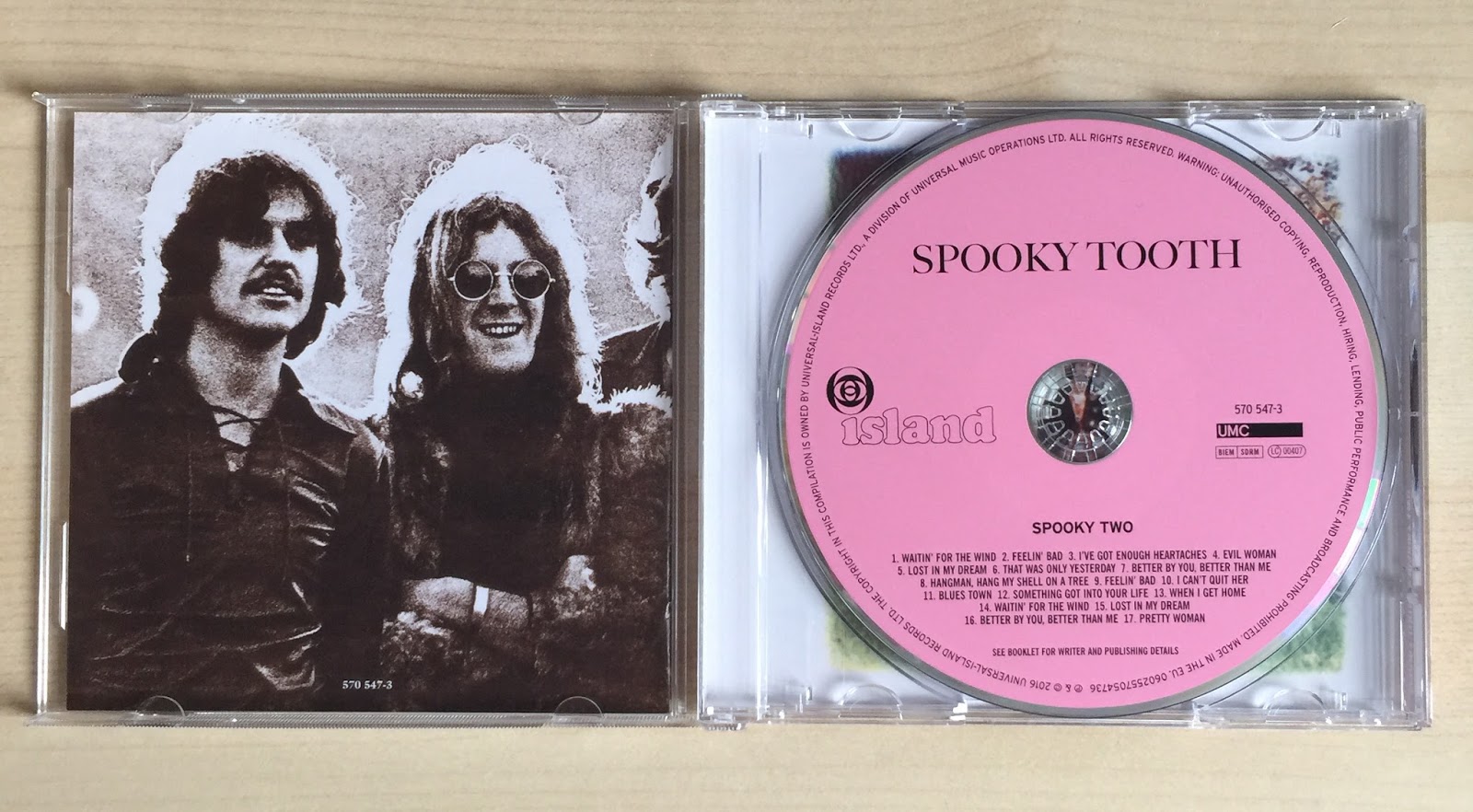 Sounds Good, Looks Good...: "Spooky Two" by SPOOKY TOOTH (September ...