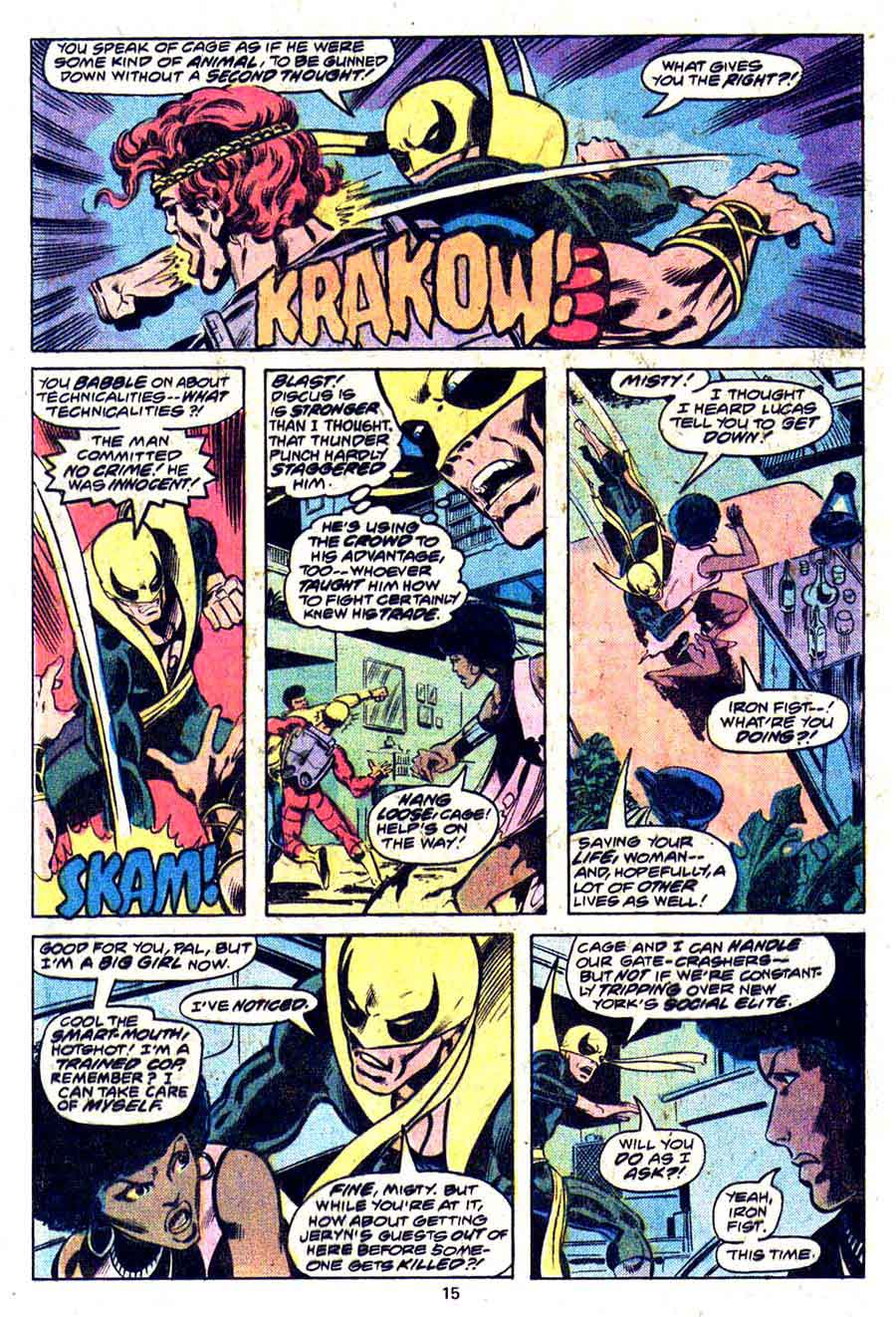 Power Man and Iron Fist #50 - John Byrne art - Pencil Ink