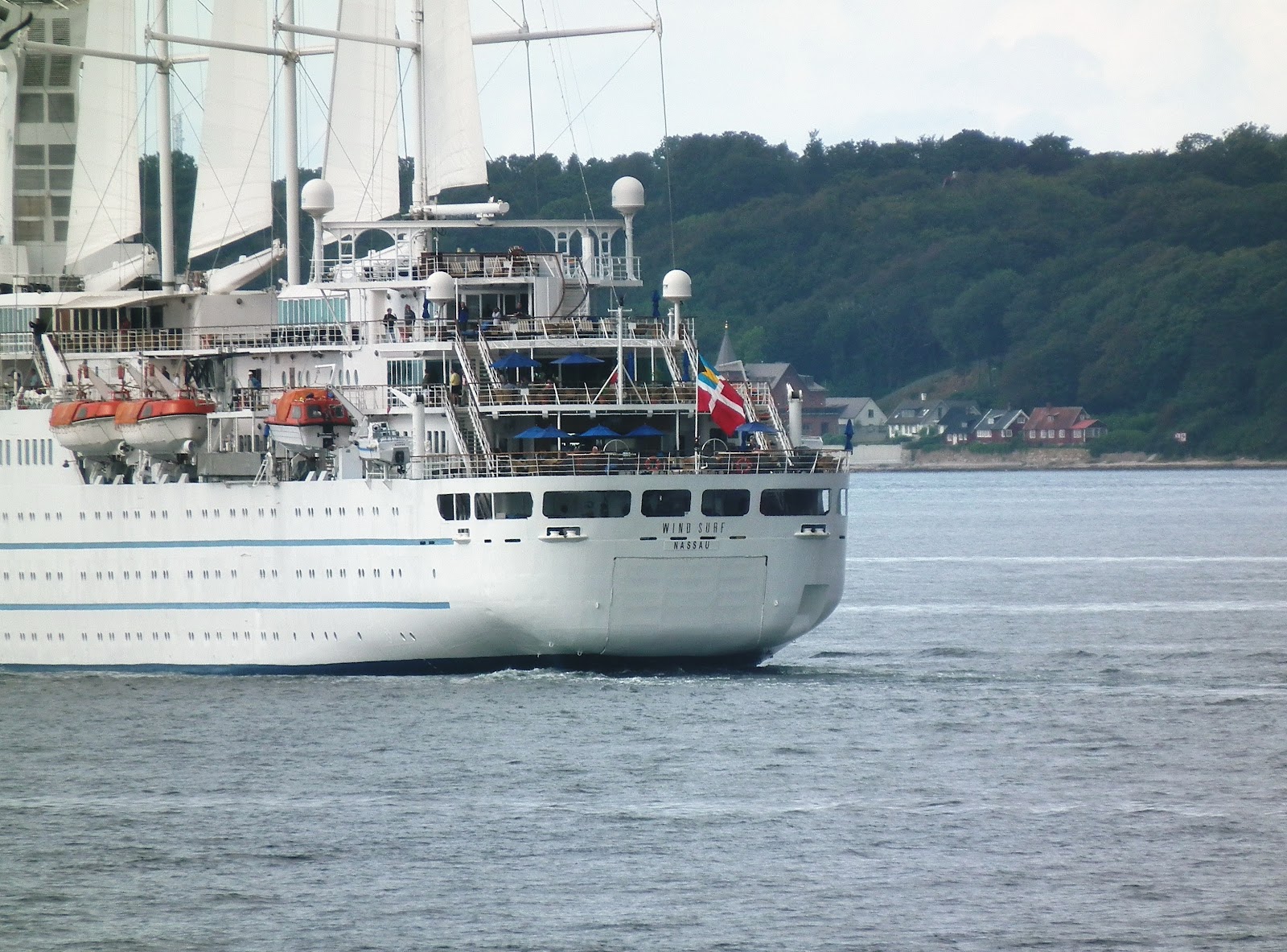 The Things I Enjoy: The second visit of MSY Wind Surf in Øresund this ...