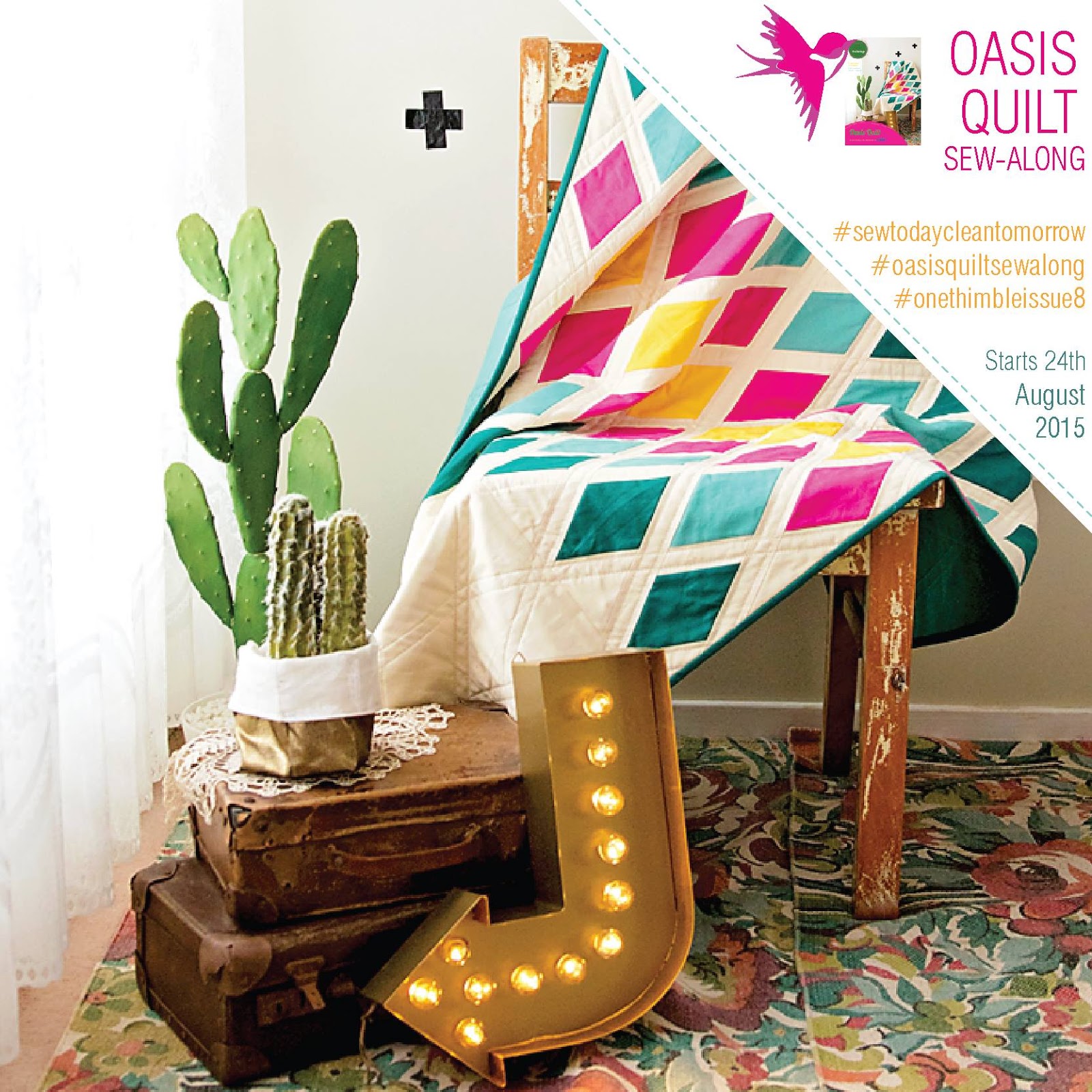Oasis Quilt Sew Along - Finishing Your Quilt |Sew Today, Clean Tomorrow