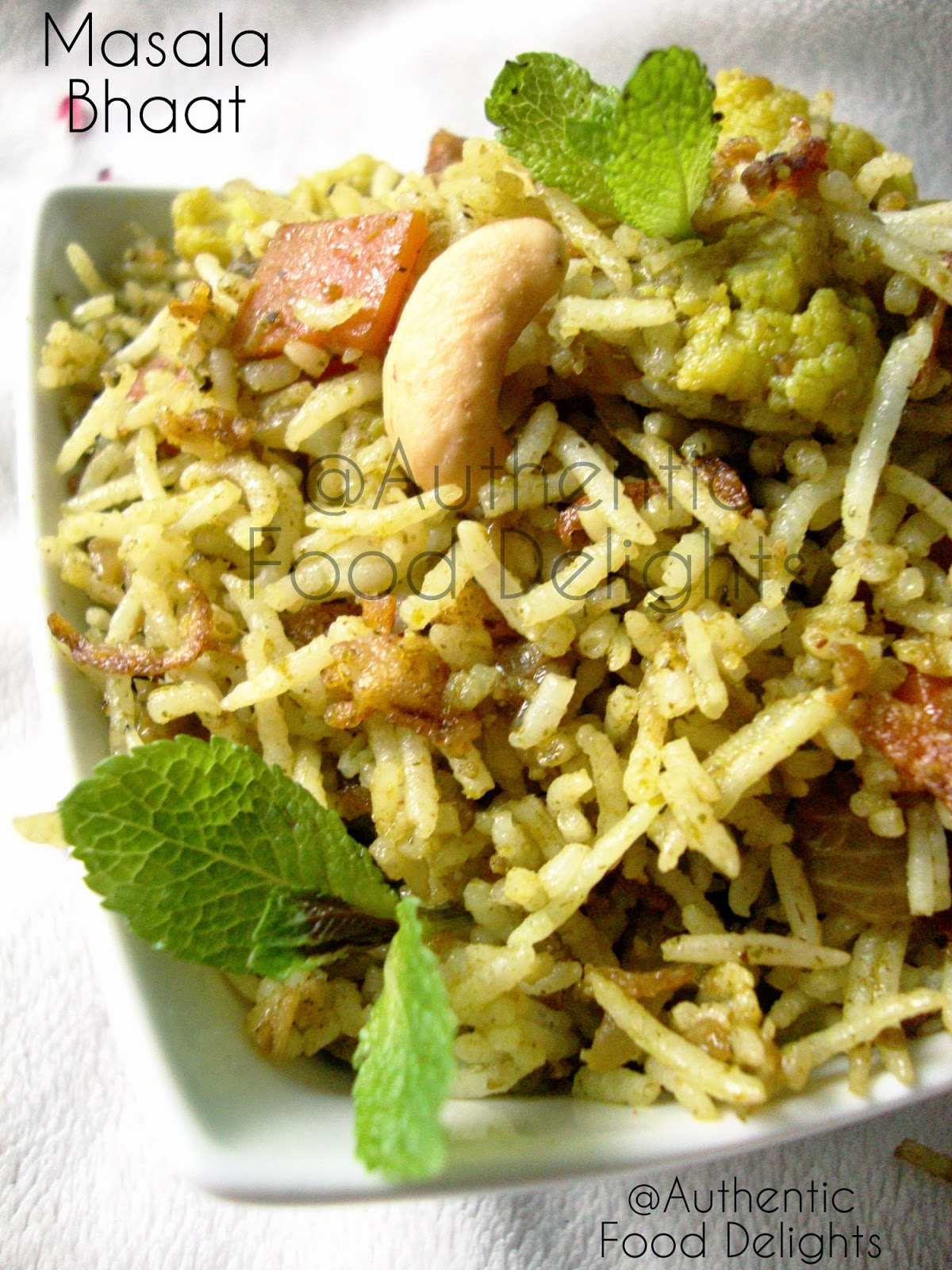 Authentic Food Delights: Masala Bhaat (Maharastrian style)