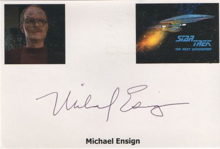 Kiwiautogal's Autographs: Michael Ensign