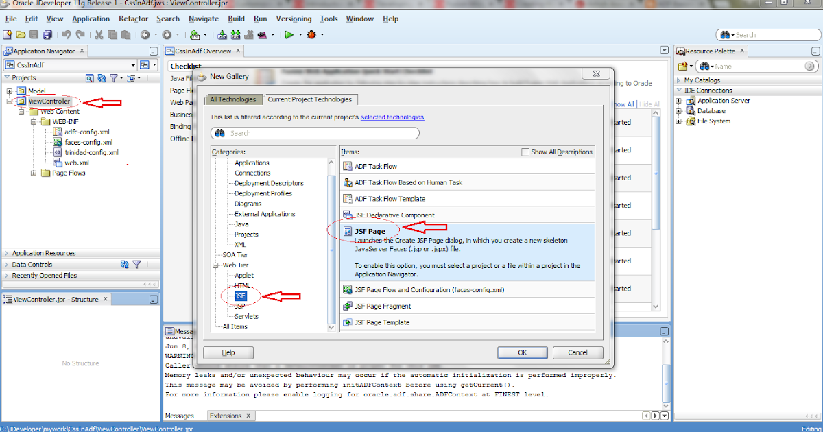 Oracle ADF : How to implement CSS in ADF