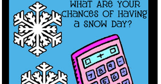 What Are the Chances You'll Have a Snow Day Tomorrow? {Snow Day ...