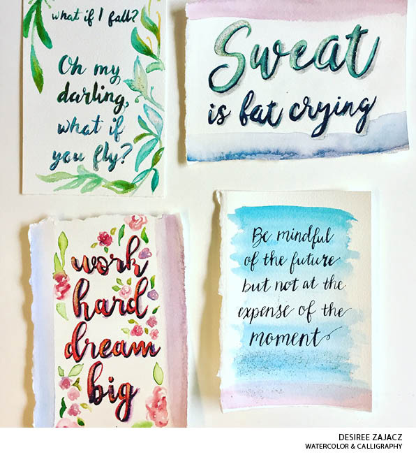 Watercolor & Calligraphy
