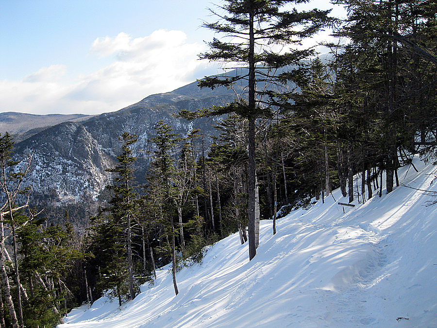 Hiking in the White Mountains: Still Winter in Franconia Notch