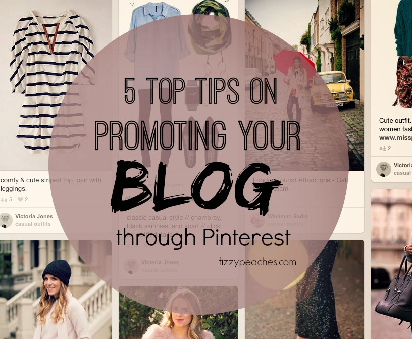 BLOGGING: 5 top tips on promoting your blog through Pinterest - Fizzy ...