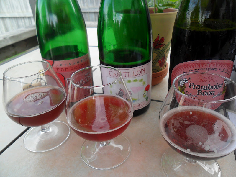 Matt's Beer Den: Horizontal Tasting - Raspberry Lambics