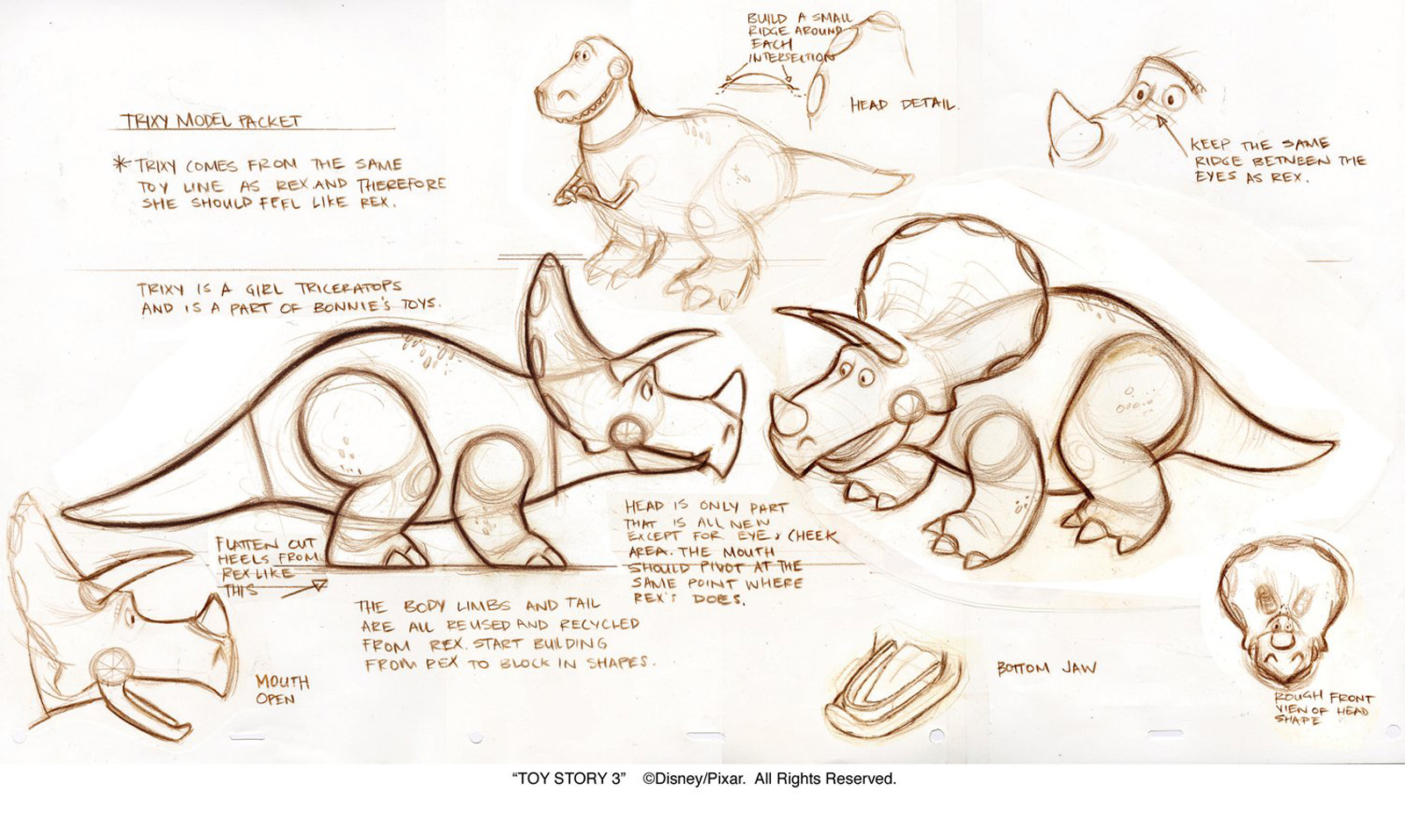 Living Lines Library: Toy Story 3 (2010) - Character Design