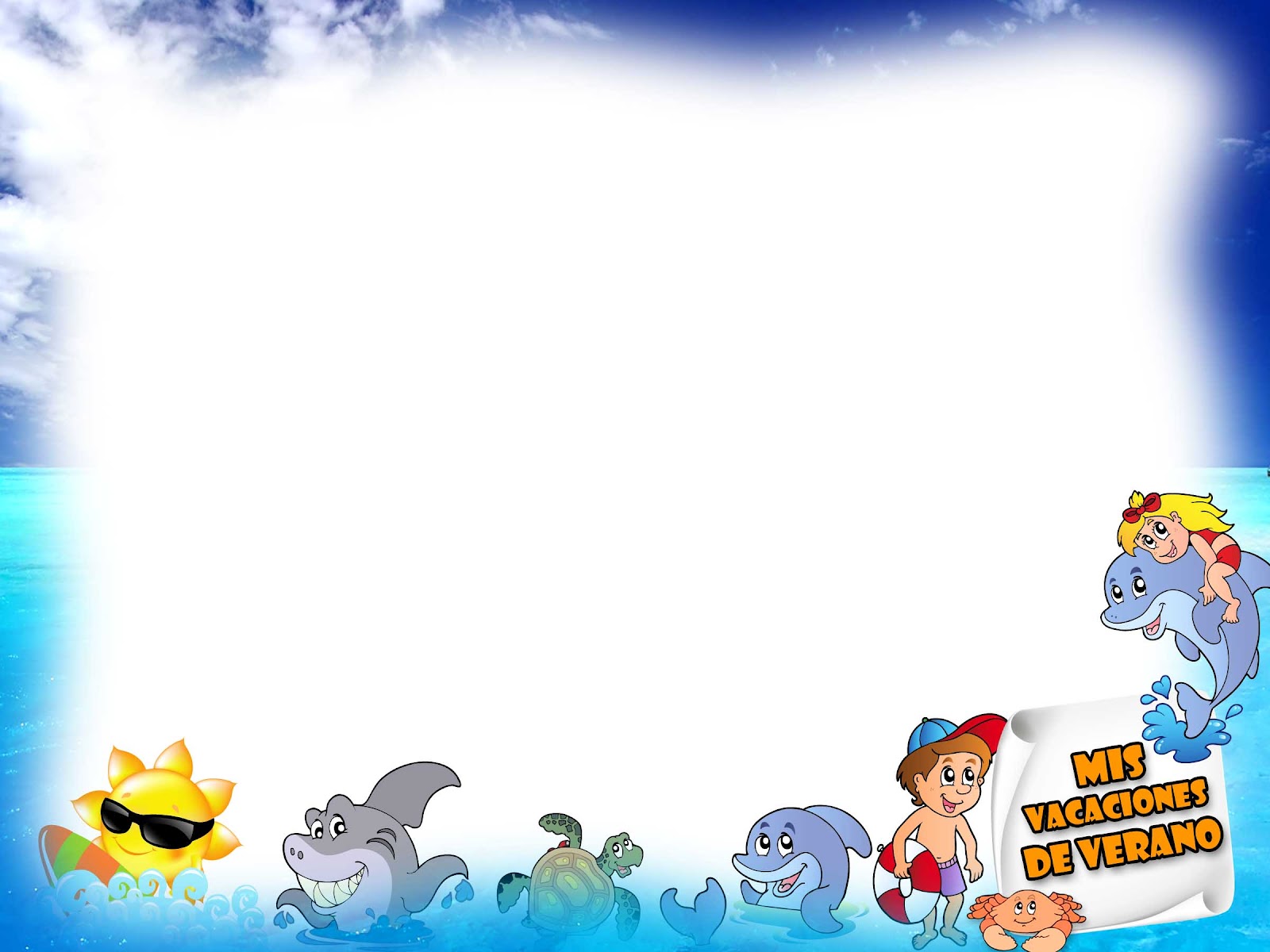 2 Marcos creativos para fotos de vacaciones de verano - Marcos en psd y ...