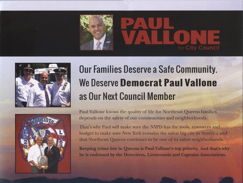 Queens Crap: Pro-development PAC endorses Paul Vallone