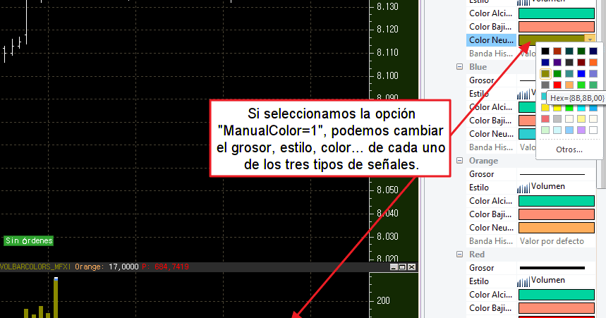 Volume Bar Colors. Parte 2