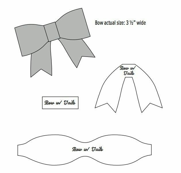 55 Moldes de Laços para Feltro e Eva - Feltro e moldes para artesanato