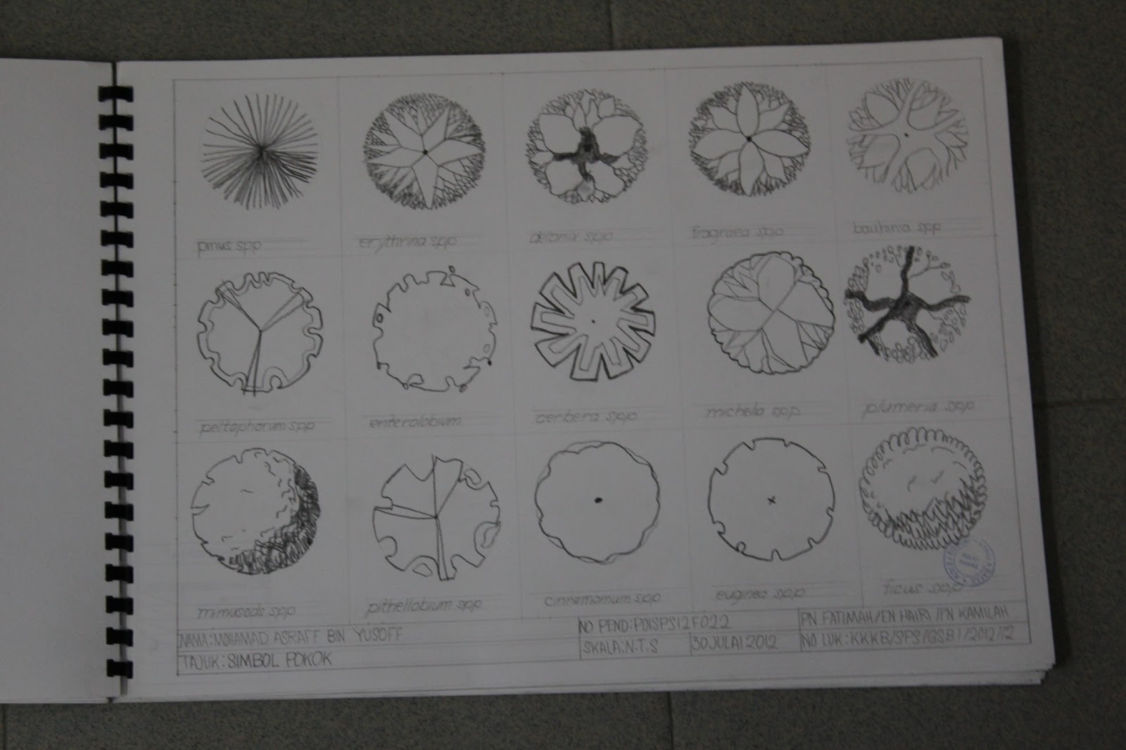 simbol pokok autocad - David Mills