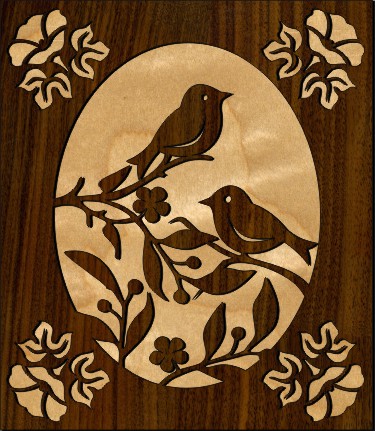 Scrollsaw Workshop: Two Birds Scroll Saw Pattern.