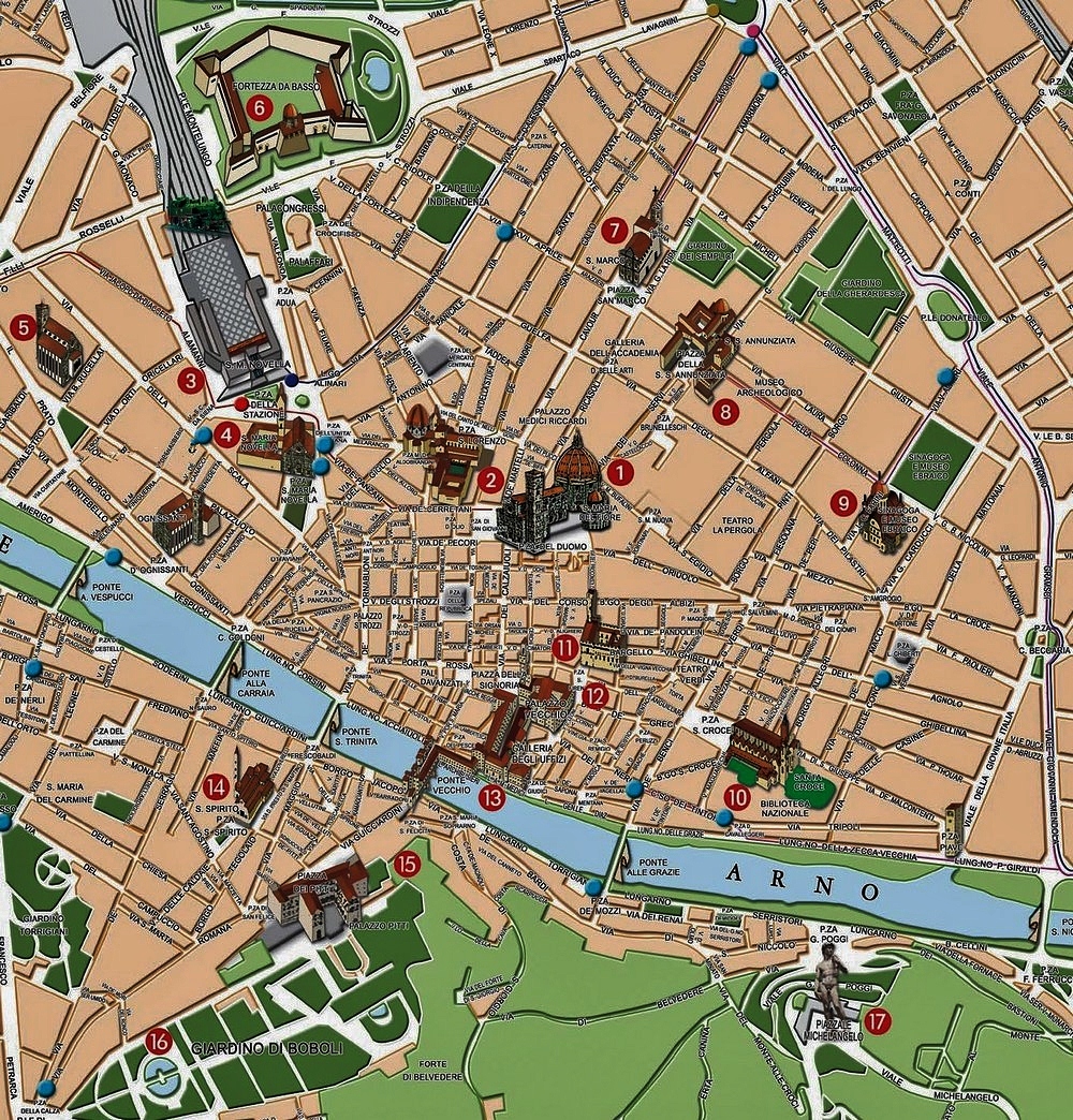 Intrusión Especializarse cache mapa de florencia Caramelo Conveniente ...