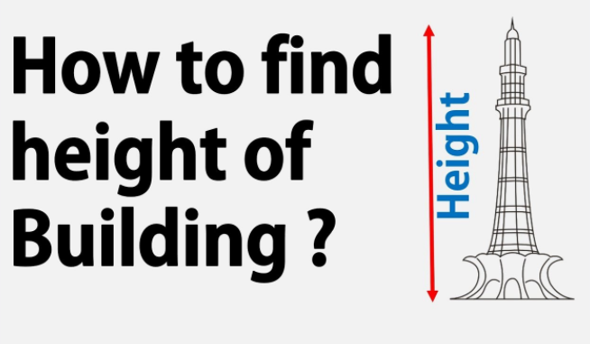 How to determine the height of any object with ranging rods and tape ...