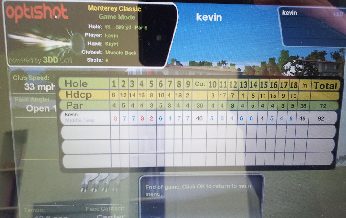 Hooked: Ireland's Golf Courses: OptiShot +3 Infrared Golf Simulator - A ...