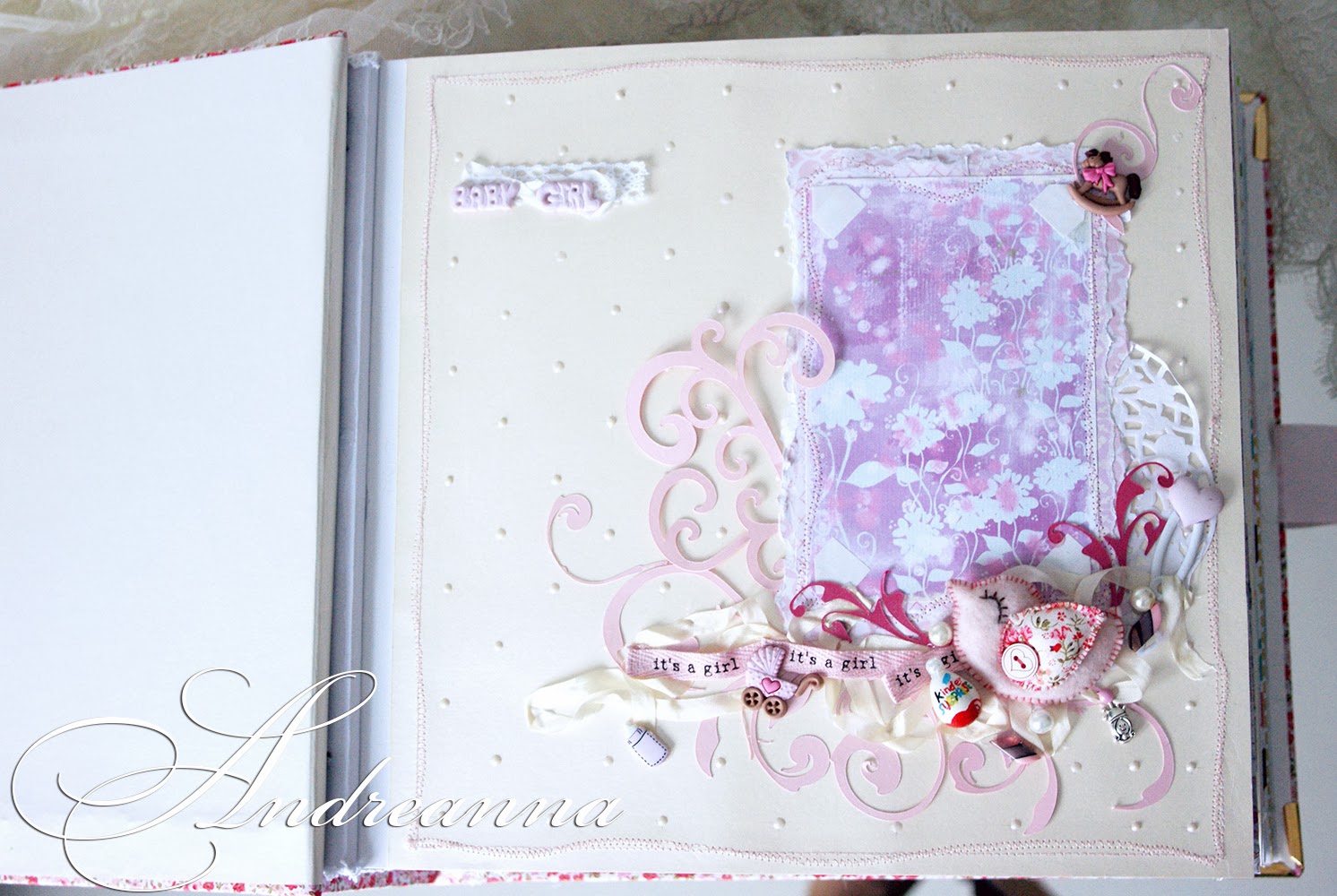 ANDREANNA: фотоальбом для девочки "Наше маленькое солнышко"