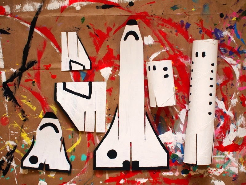 Cardboard Space Shuttle | Kids Activities - Fun Crafts