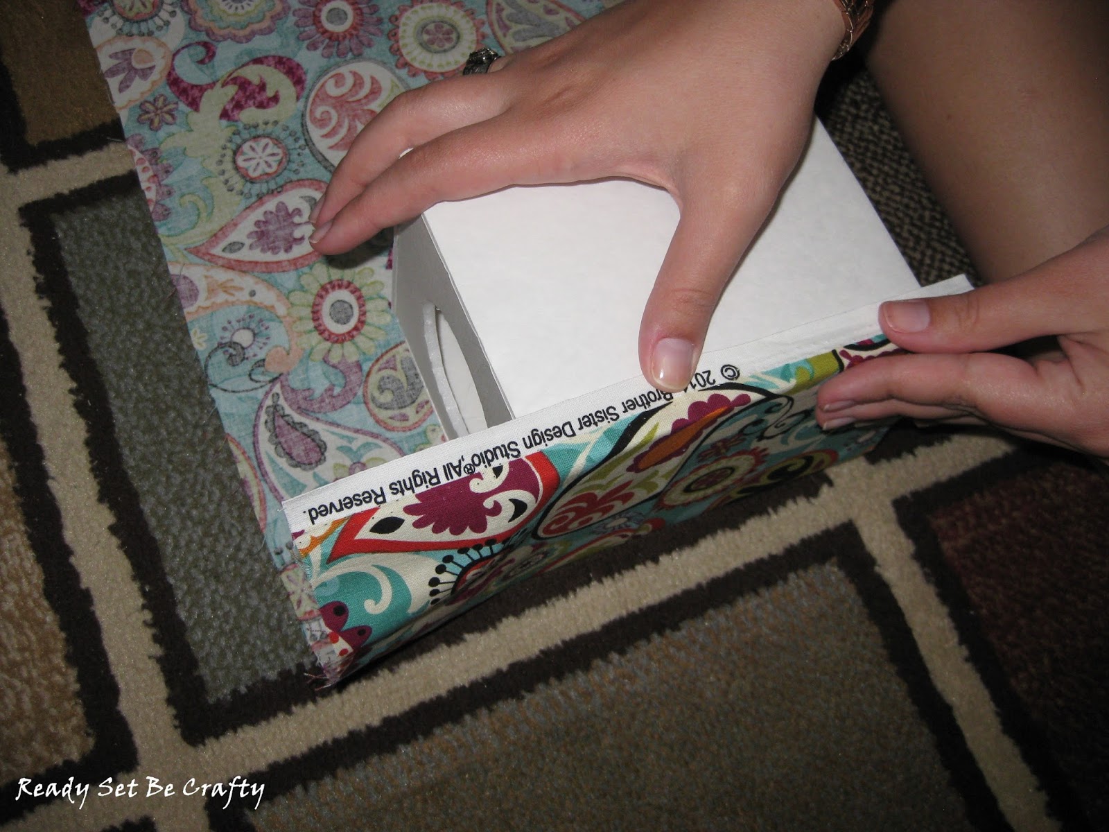 Ready Set Be Crafty: DIY Tissue Box Cover