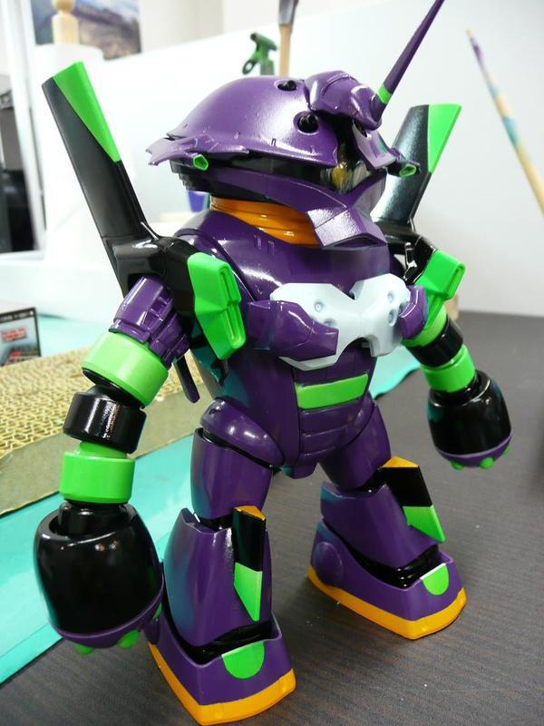 GUNDAM GUY: Acguy Evangelion Unit 01 Custom - Custom Build