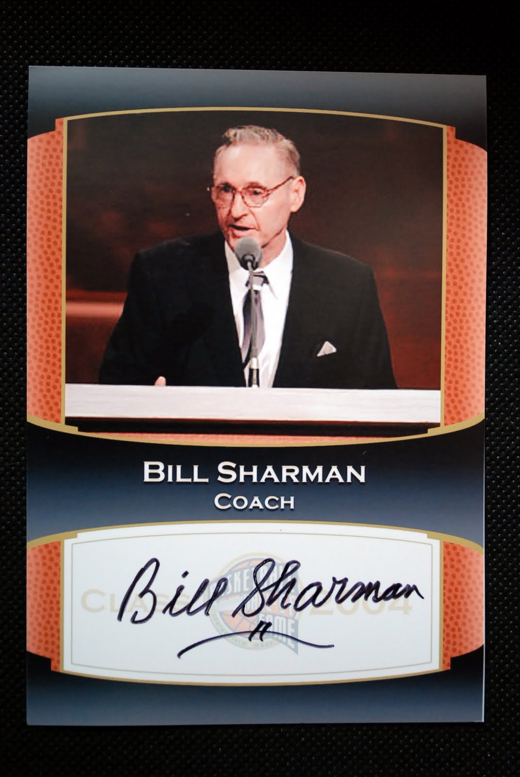 Mark's TTM Autograph Collection: Bill Sharman