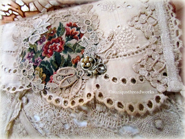 Suziqu's Threadworks: An Antique Lace and Tapestry Keepsake
