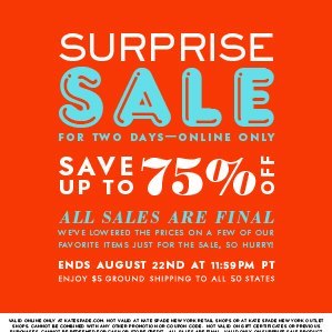 SHOE WHORED: Kate Spade Surprise Sale!