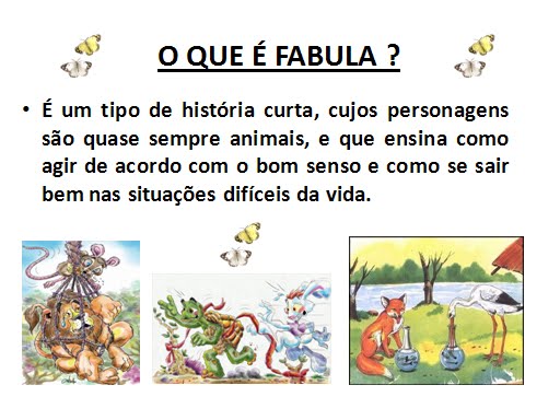 Projeto Fábulas ~ Atividade para imprimir