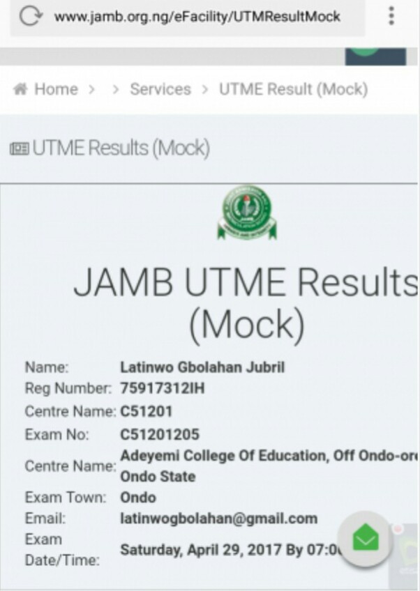 Updates on Recently Concluded 2017 JAMB Mock Examination