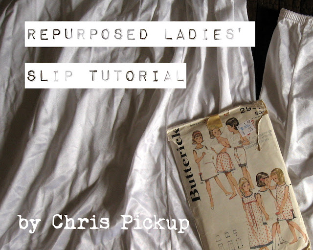 Pickup Some Creativity: Repurposed slip tutorial