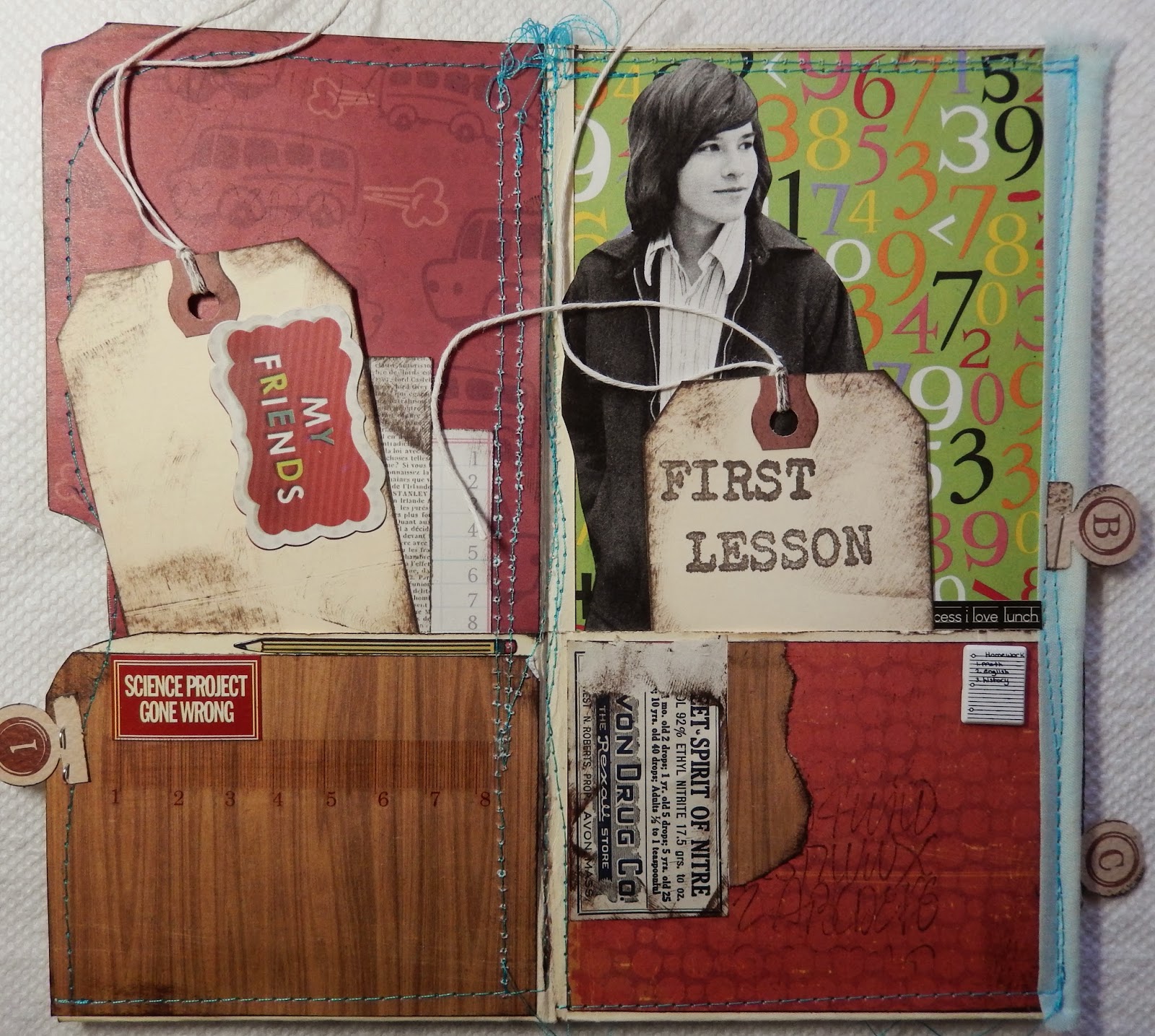 creatingwiththegirls: File Folder Mini Album