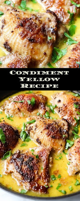 Condiment Yellow Recipe | Make Yummy Foods
