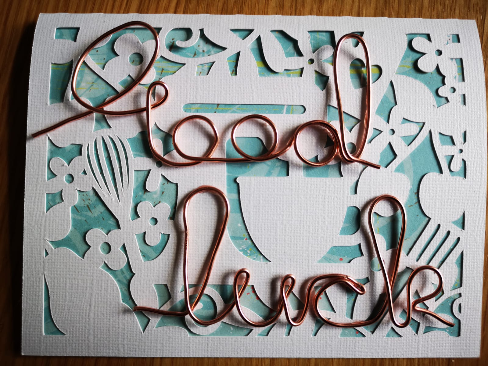 Silhouette UK: Sunday's with Steph - Lace style "Good Luck" card with ...