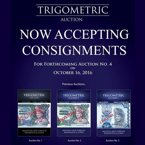 Trigometric accept Oct 16 Auction consignments | Lunaticg Coin