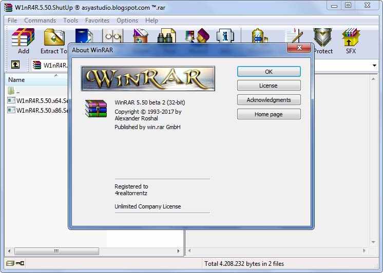 WinRAR 5.50 Beta 2 Full Version