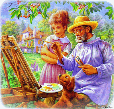 Animowane obrazki lato: Animowane obrazki i gify dzieci latem