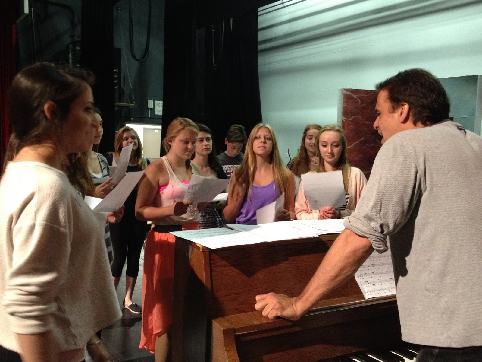 Backstage at the Teenage Drama Workshop: Presenting the Casts of our ...