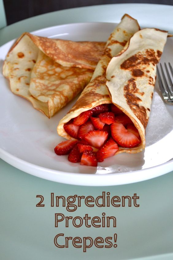 2 Ingredient Protein Crepes - vegan recipe box
