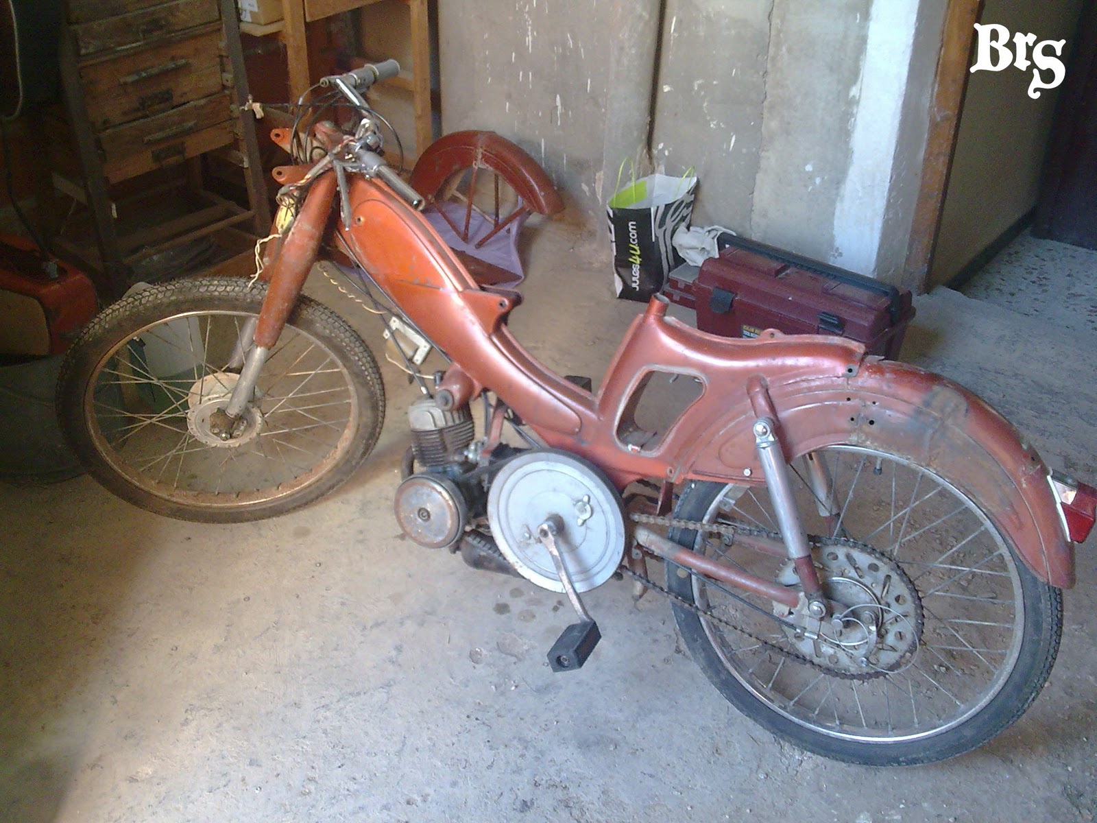 BURNING ROAD STORE. Rock & Biker Shop Zaragoza.: MOBYLETTE SP50 1965 1ª ...