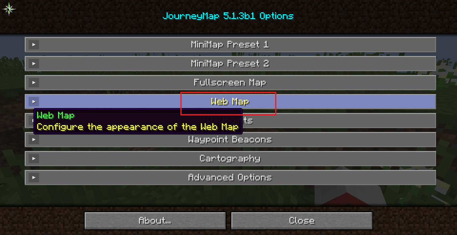 Files Journeymap Server Mods Projects Minecraft