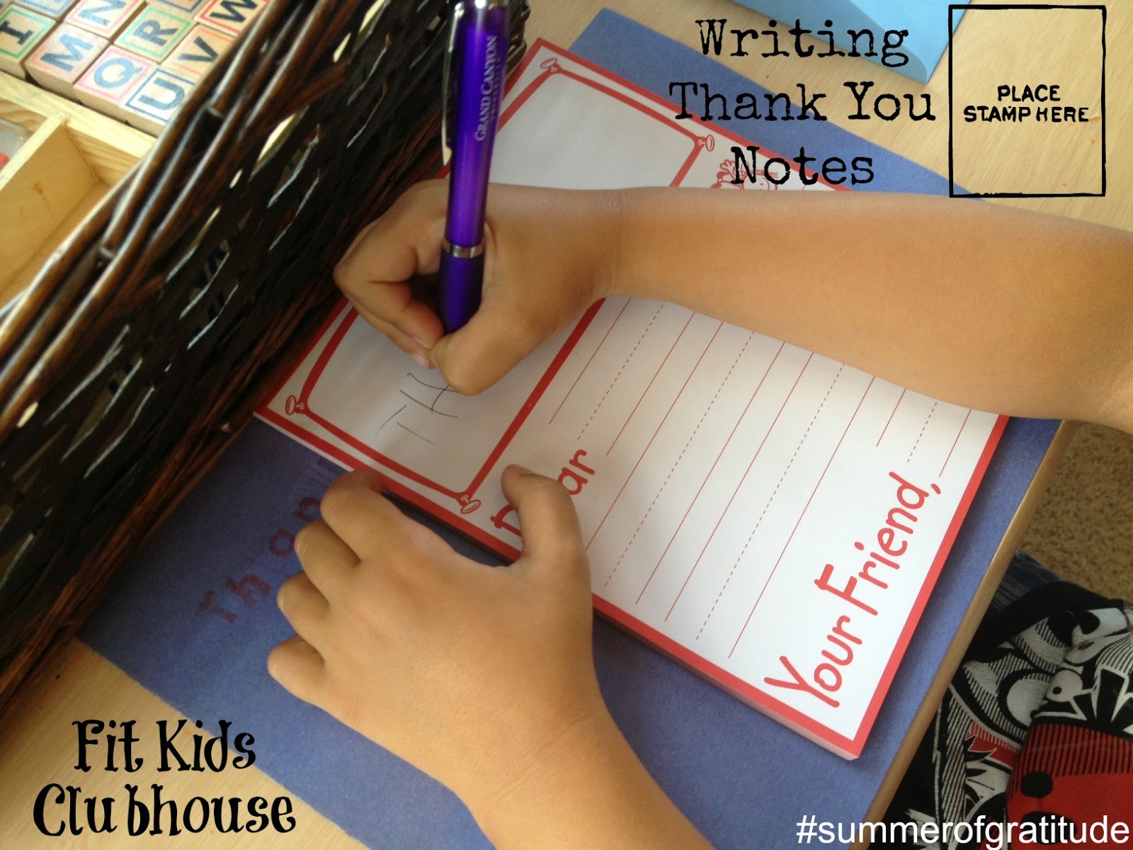 Fit Kids Clubhouse: Clubhouse "Thank You Station"