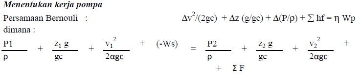 Manajemen Kualitas Teknologi Informasi: Spesifikasi pompa sentrifugal