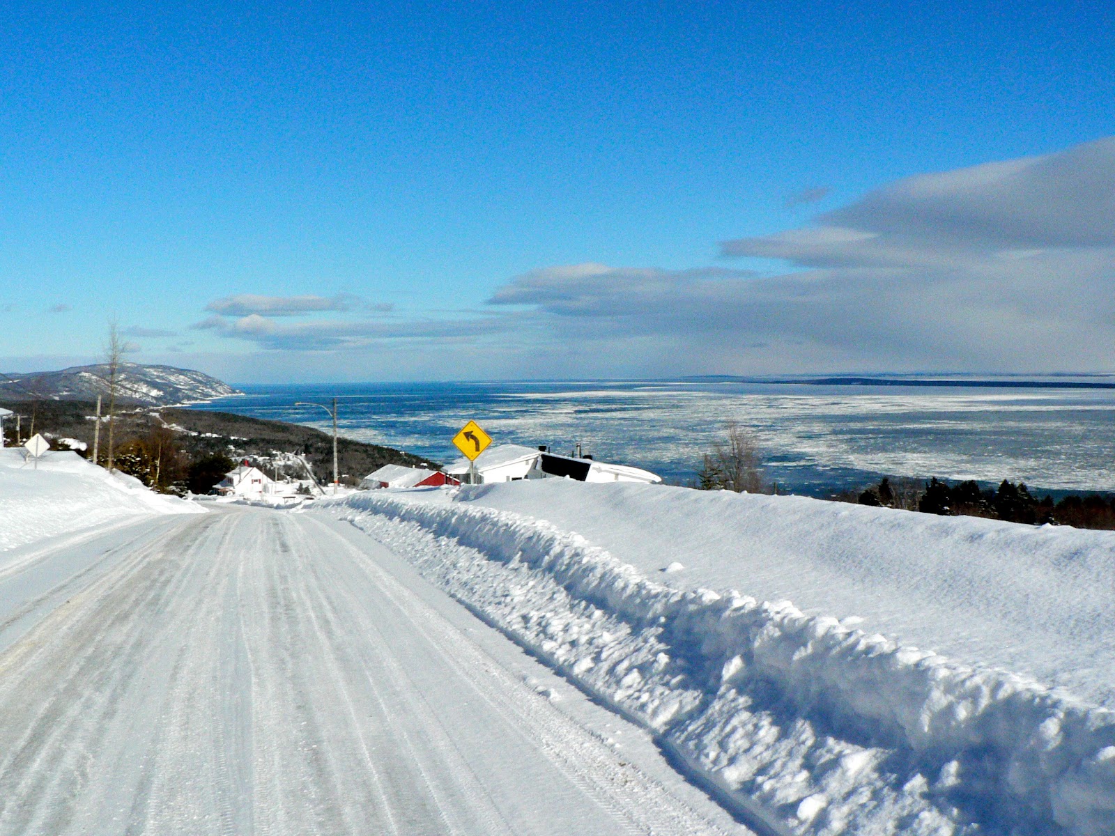 SETTING OFF ON CANADA: Baie des Rochers et Port au Persil l'hivers