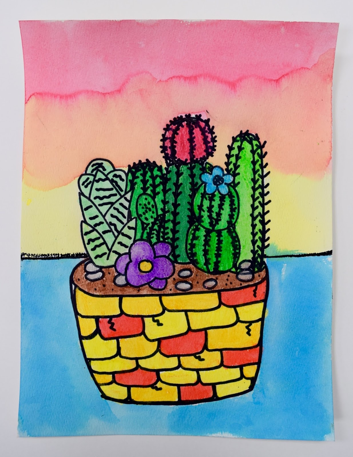 Succulent Garden Still Lifes (5th) | Art with Mrs. Nguyen