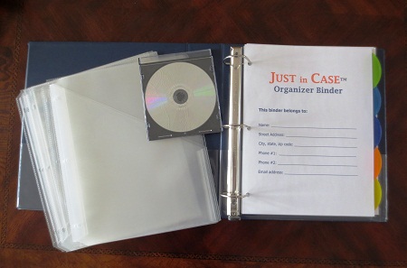 Organizer Binder: Just in Case™ Personal Document Organizer System
